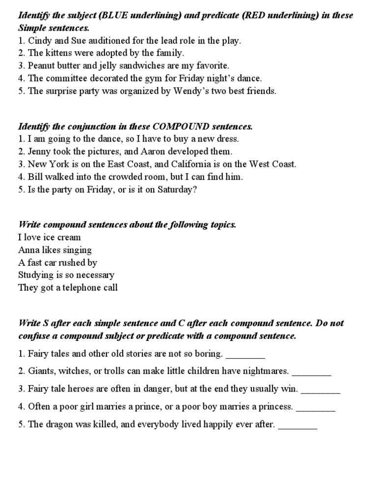 Identify The Subject | PDF