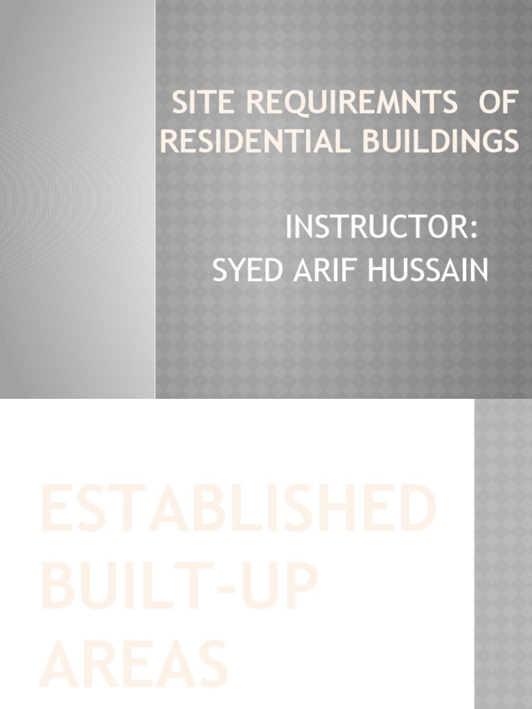 Residential Building Height Regulations | PDF | Apartment | Building
