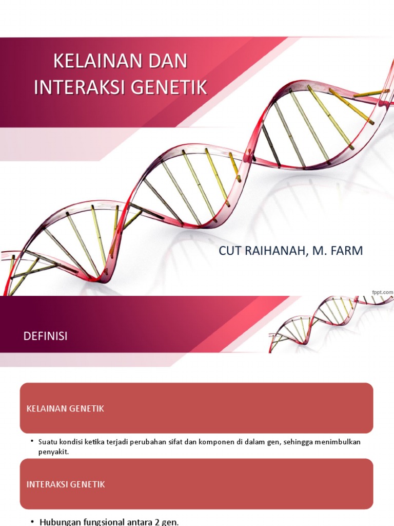 Kelainan Dan Interaksi Genetik | PDF