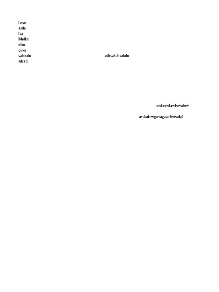 Fsvas Asda Fsa LKLNLKN NLKN Onkn Salnsaln Sdhsakdhsakdn Sdsad | PDF