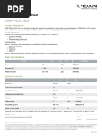 Technical Data Sheet: EPON™ Resin 828 | PDF | Epoxy | Chemistry