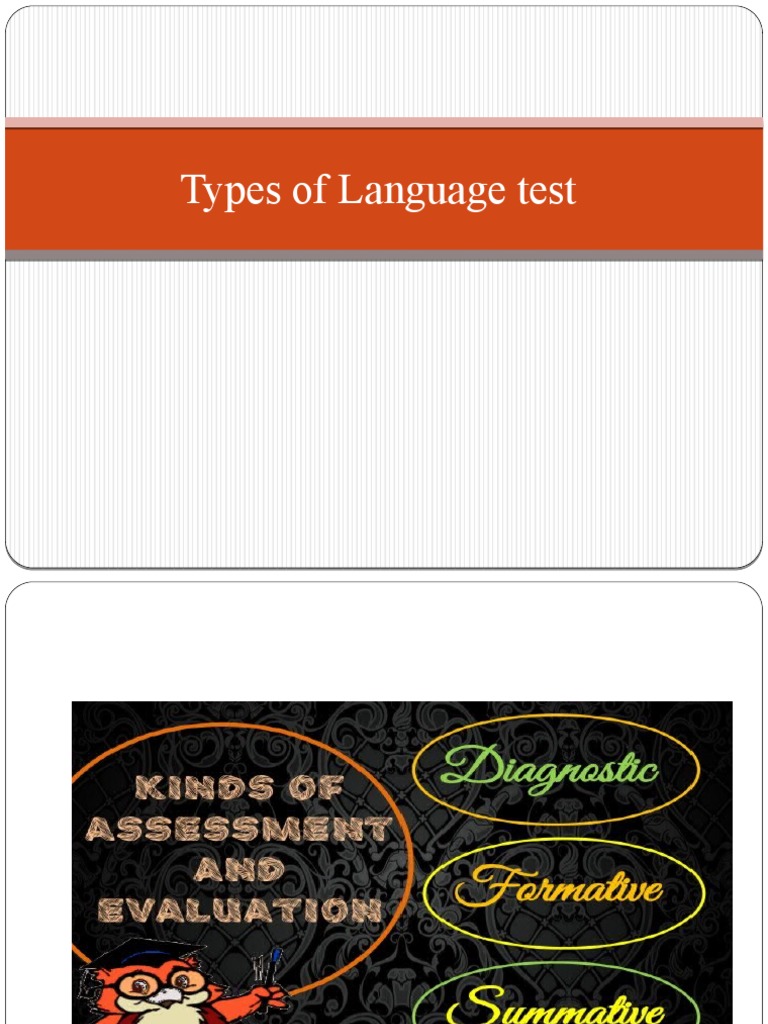 Types of Language Test | PDF
