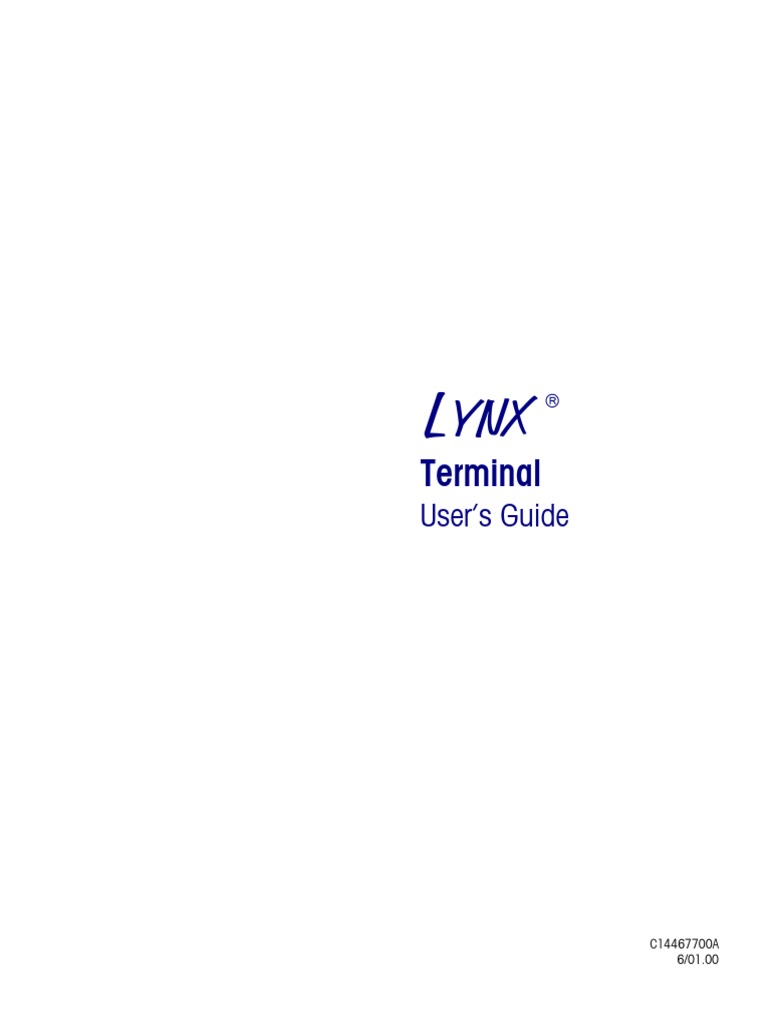 Lynx User Guide en | PDF | Computer Terminal | Electromagnetic Interference