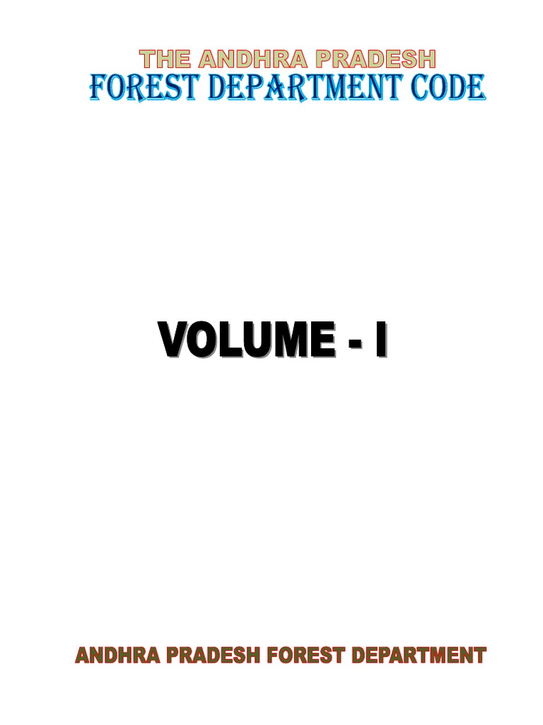 Forest Code Vol 1n 2 PDF | PDF | Plant Nursery | Civil Service