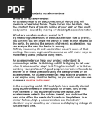 Accelerometer Specifications - Deciphering An Accelerometer's Datasheet | PDF | Accelerometer ...