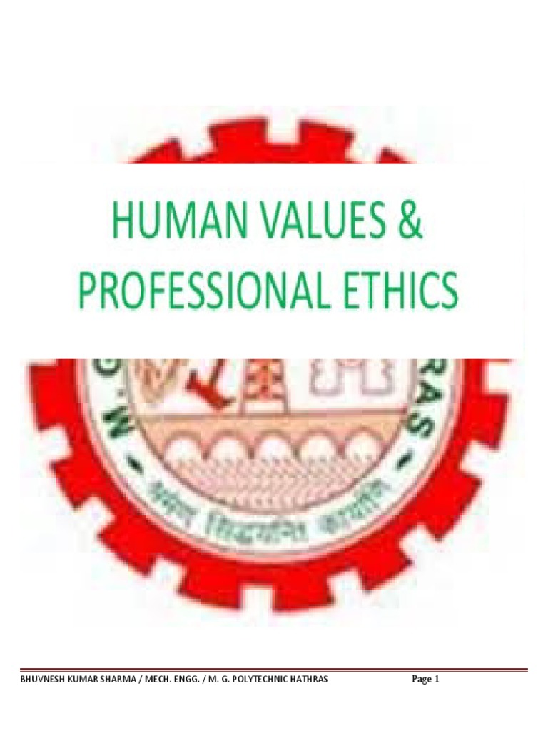 UNIVERSAL HUMAN VALUES