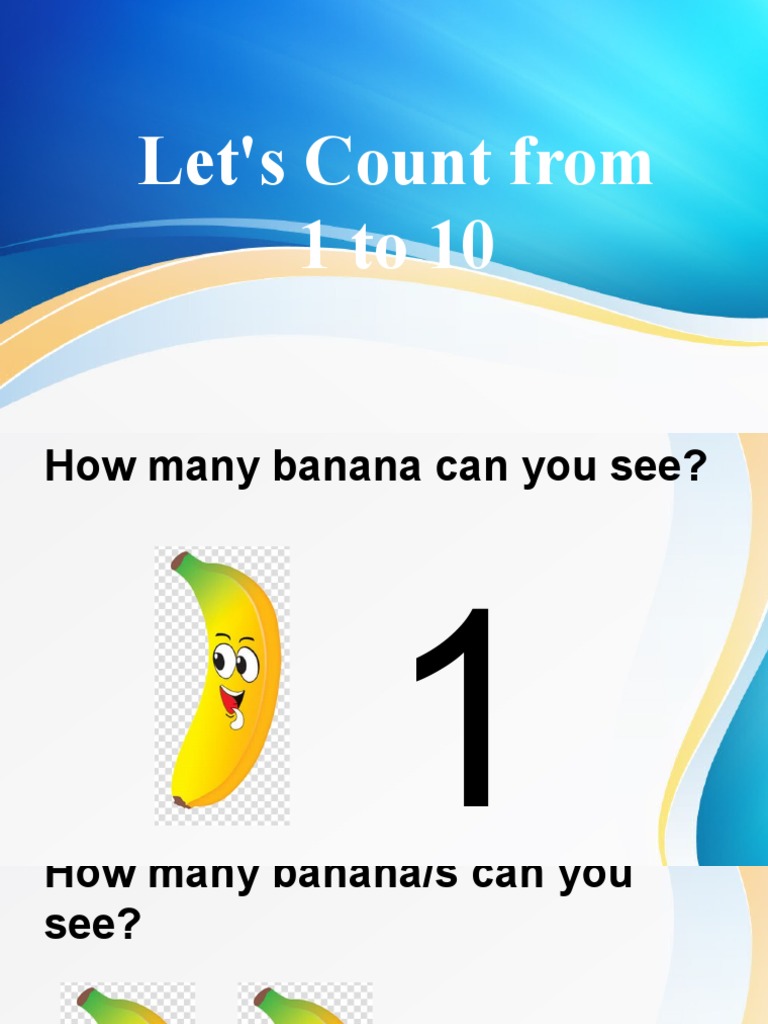 Let's Count From 1 To 10 | PDF