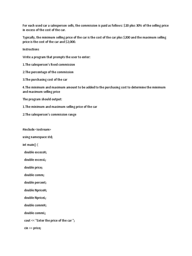 Computer Science 1 131 Programming Exercise 2-20 | PDF