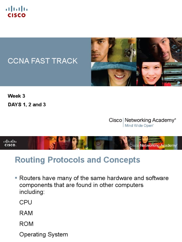 Ccna Fast Track: Week 3 DAYS 1, 2 and 3 | PDF | Router (Computing) | Routing