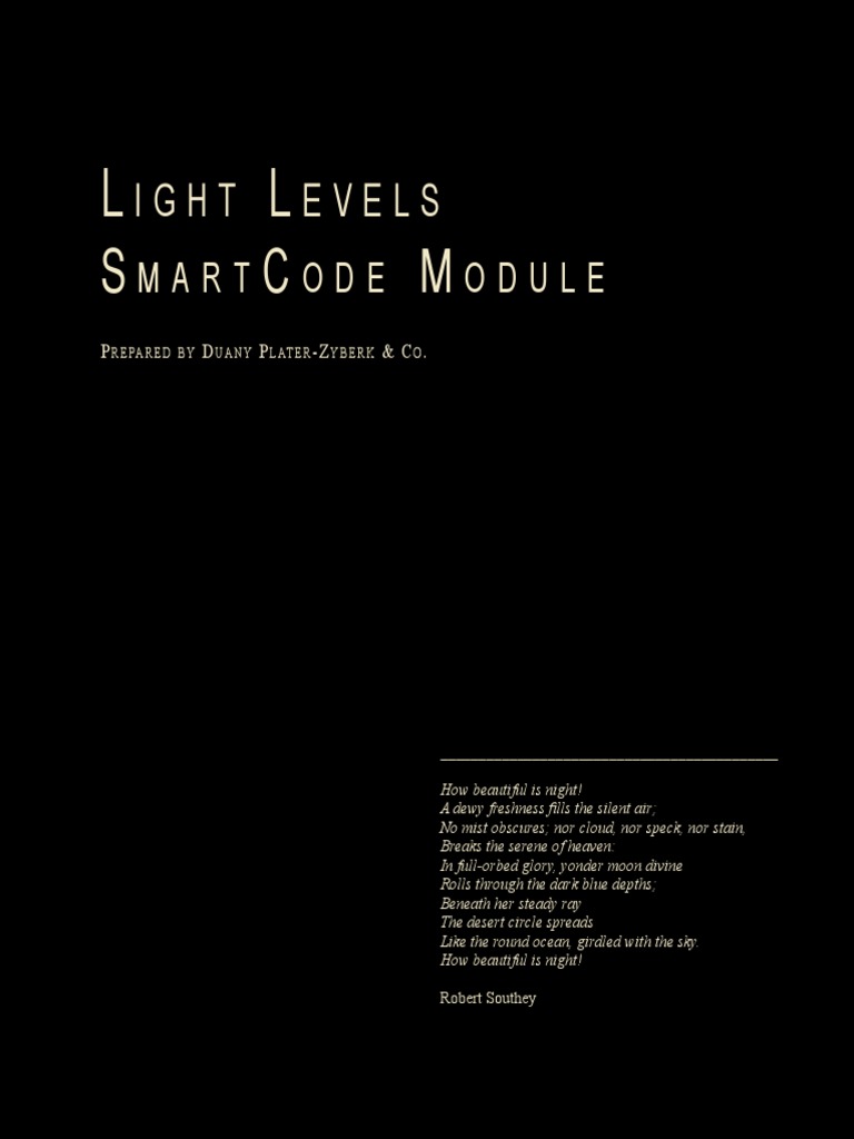 Codigos Transert LightLevels | PDF | Lighting | Light