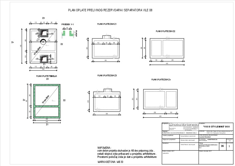 Plan Oplate Prelivnog Rezervoara | PDF
