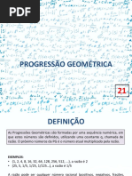 PA e PG: Conceitos e Exercícios | PDF