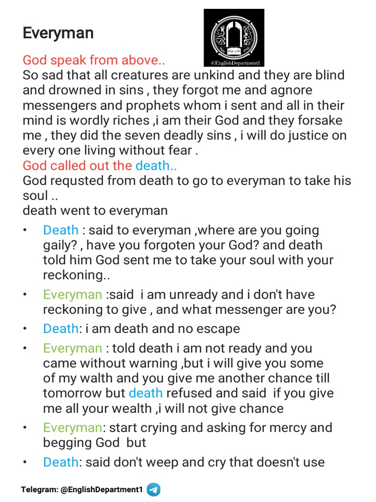 Play Everyman by Haider | PDF