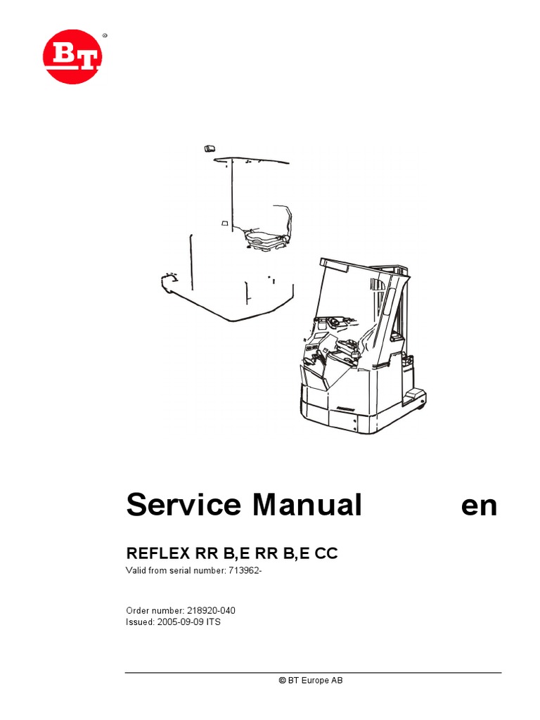 Xe Nâng BT | PDF | Transmission (Mechanics) | Truck