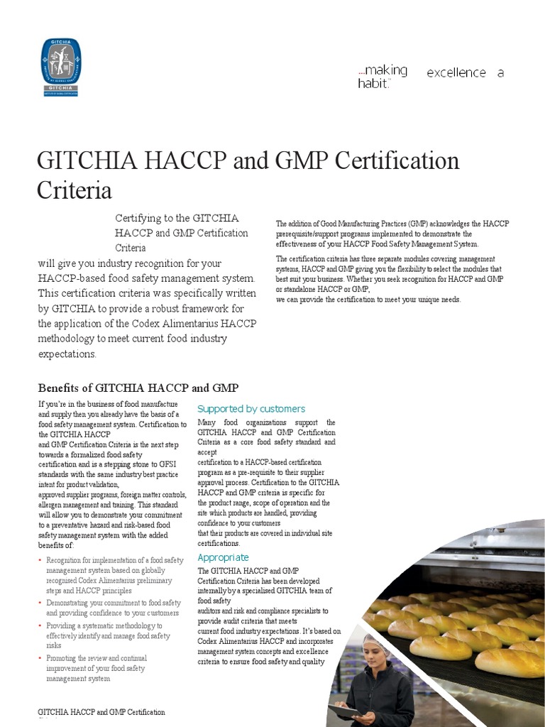 03 Bsi0174 - 1809 - Au - Haccp - GMP - Flyer | PDF | Hazard Analysis ...