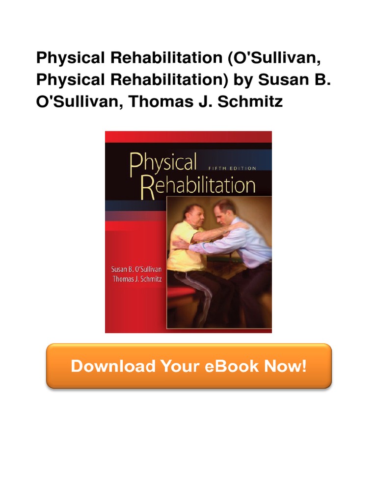 O'Sullivan's Physical Rehabilitation PDF | PDF