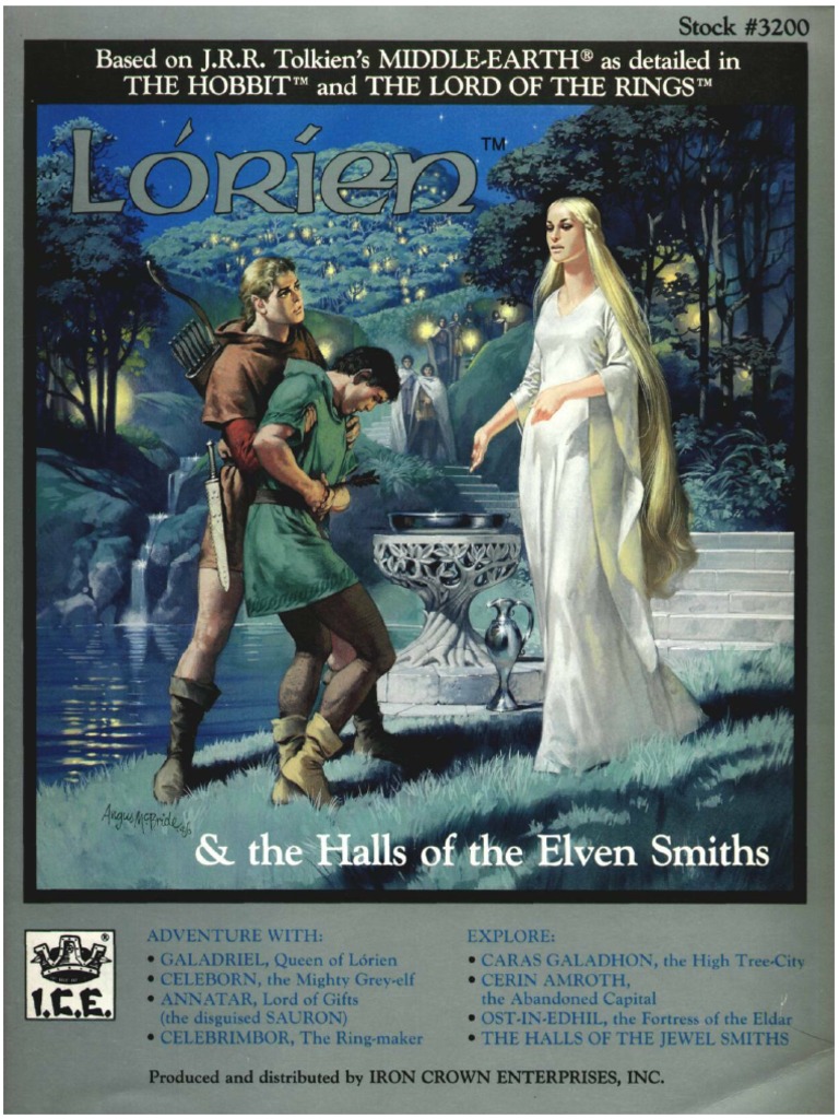 MERP 3200 - Lorien and The Halls of The Elven Smiths | PDF | Elf ...