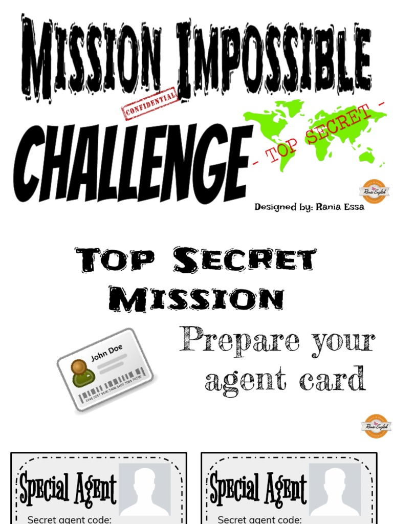 Mission Impossible Challenge PDF | PDF | Grammar | Linguistics