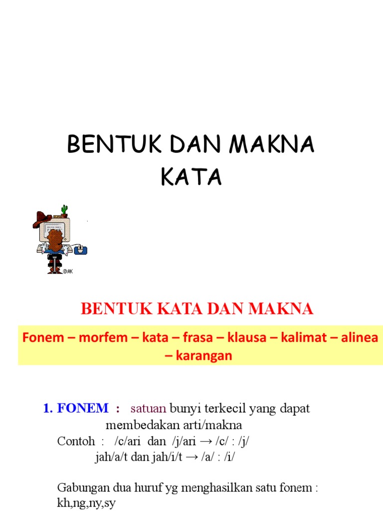 Bentuk Dan Makna | PDF
