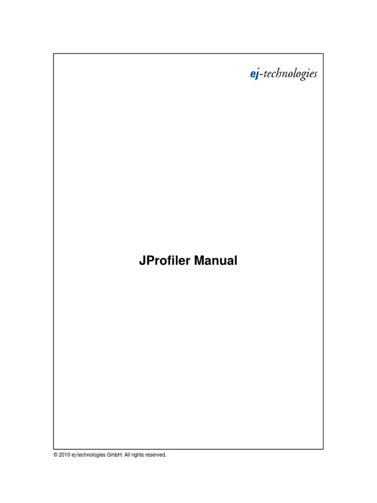 JProfiler Manual | Download Free PDF | Java (Programming Language) | Library (Computing)