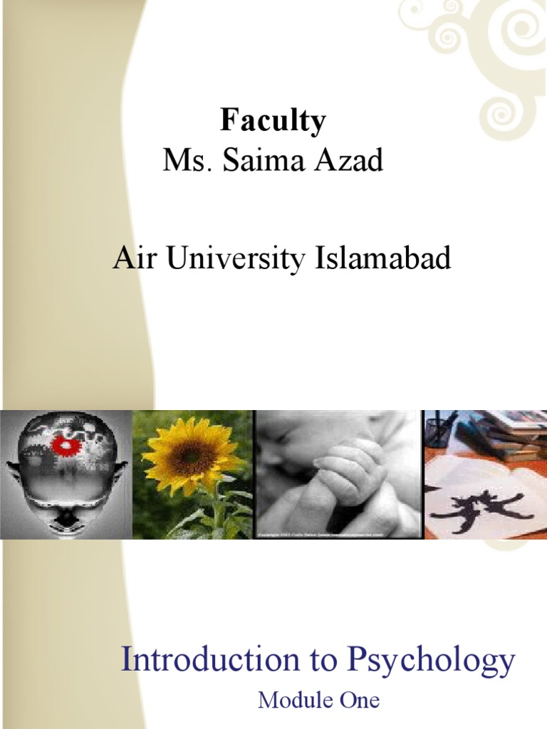 Ms. Saima Azad Air University Islamabad: Faculty | PDF | Psychoanalysis ...