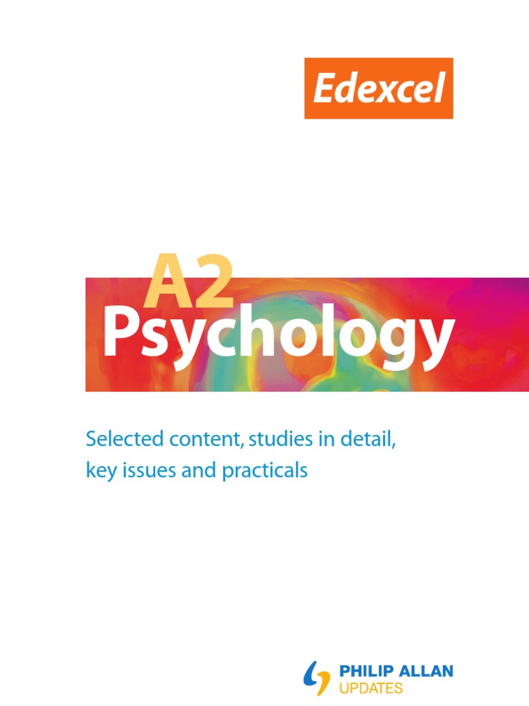 Edexcel A2 Psychology Online 9780340966846 | PDF | Alcoholism ...