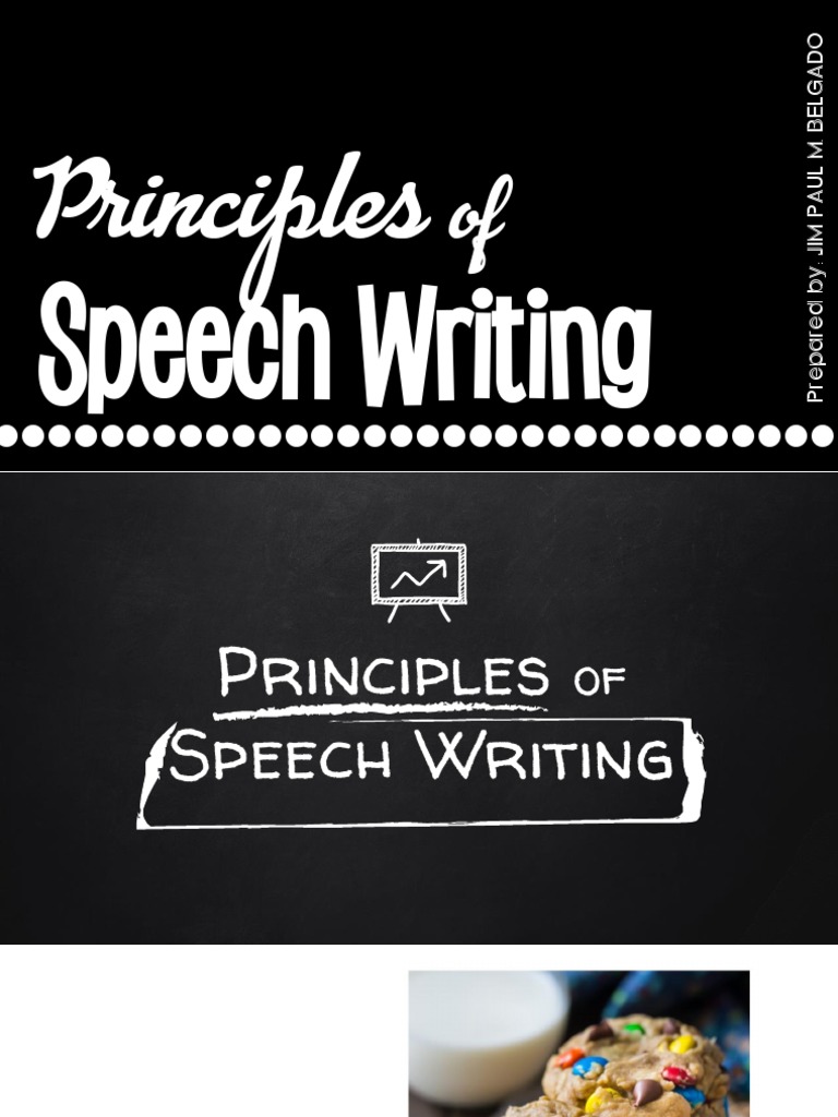 Principles of Speech Writing Process - Oral Communication Skills SHS ...