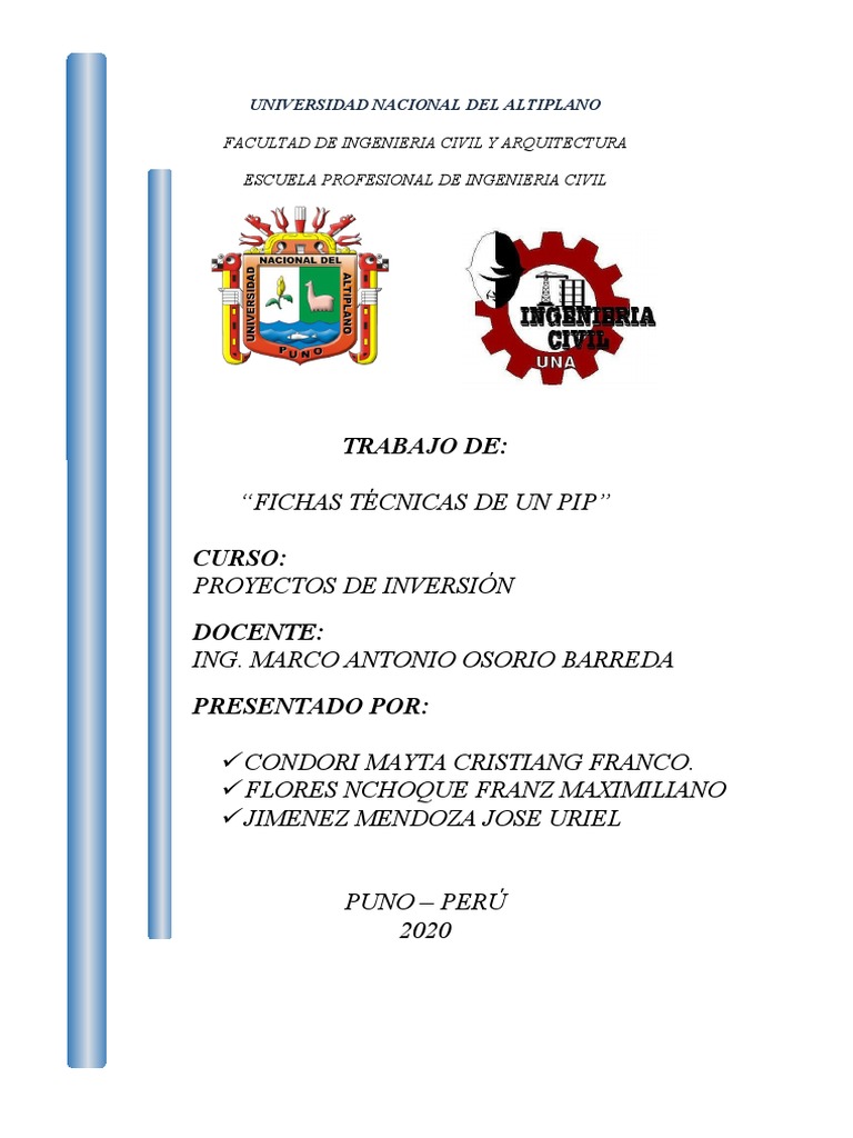 Caratula Proyectos | PDF