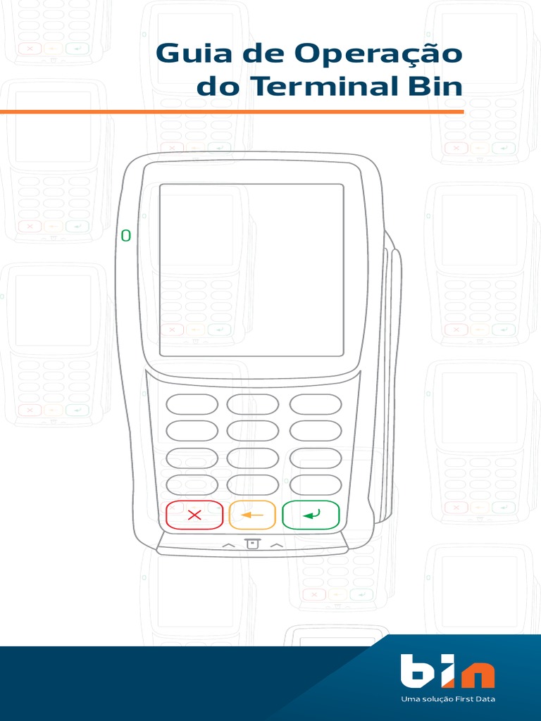 Guia de Operacao Do Terminal Bin | PDF | Cartão de crédito | Serviço ...