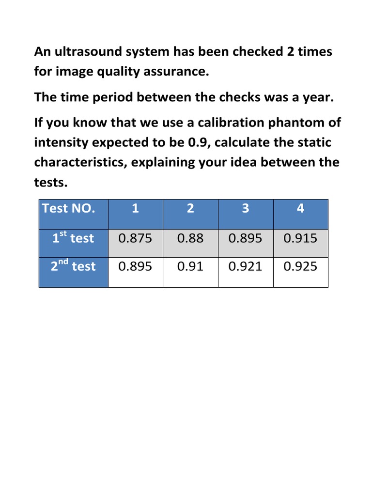 Test NO. 1 2 3 4 1 Test 2 Test | PDF | Applied Statistics | Accuracy ...