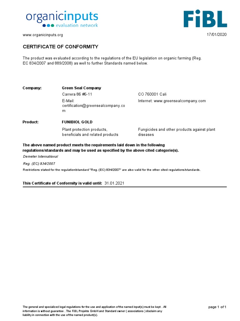 Funibiol Gold English | PDF