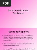 Sports Development Continuum Explained | PDF