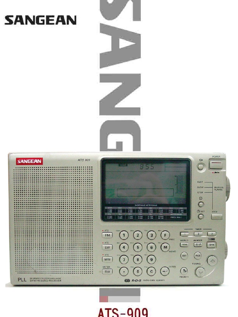 Sangean ATS-909 e | PDF | Radio | Frequency Modulation