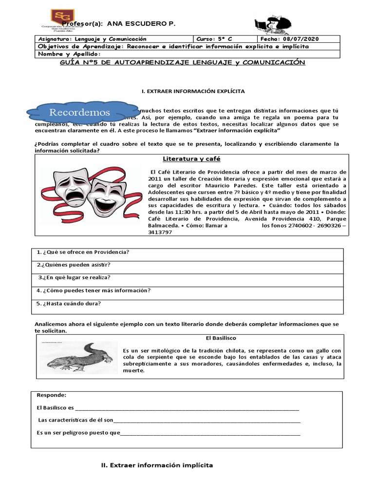 Guia Explicito e Implicito | PDF | Inferencia | Información Guia Explicito e Implicito | PDF | Inferencia | Información
