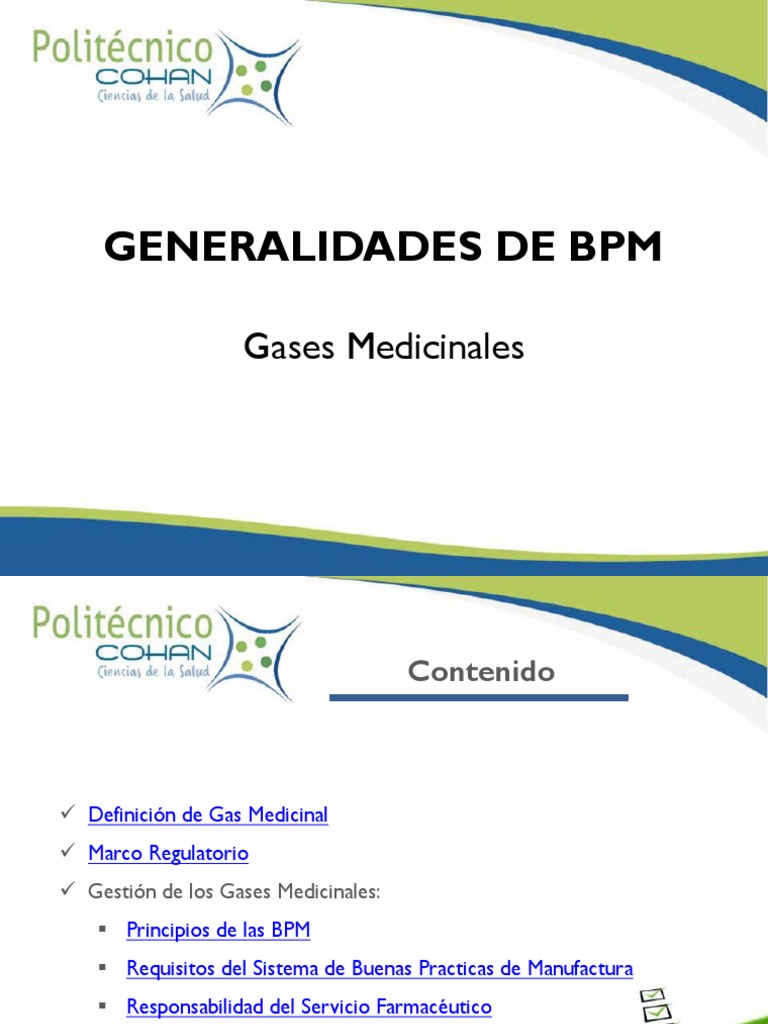 Modulo 1 Generalidades de BPM PDF | PDF | Farmacéutico | Industria farmacéutica