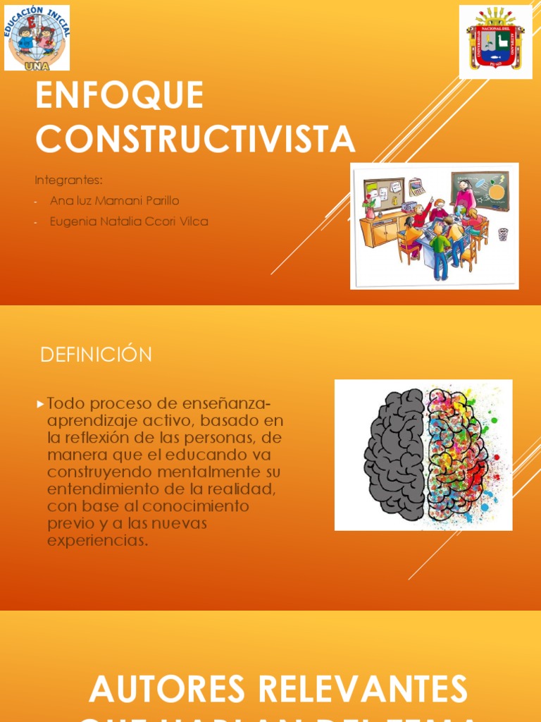 Enfoque Constructivista | PDF | Constructivismo (filosofía de la educación) | Aprendizaje