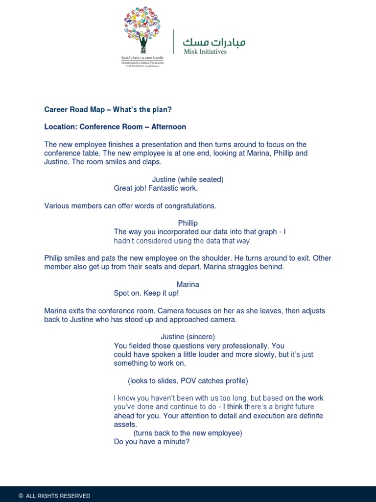 Career Road Map What's The Plan | PDF