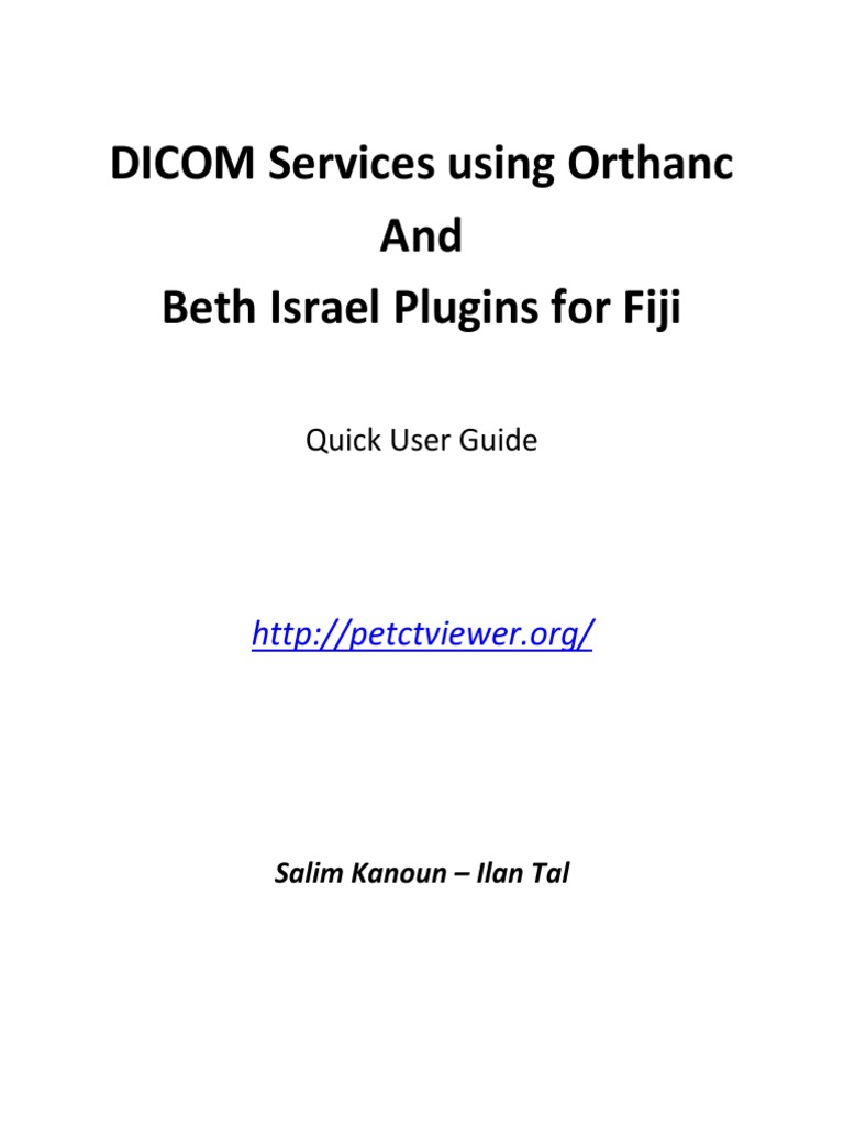 Orthanc DICOM Server User Guide | PDF | Databases | Information Technology
