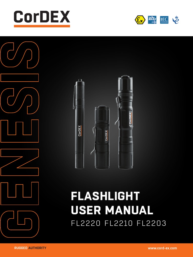 Flashlight User Manual: FL2220 FL2210 FL2203 | PDF | Flashlight ...