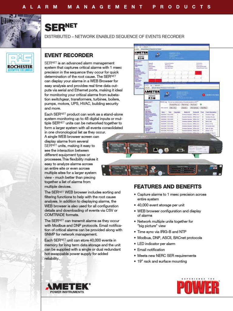 Event Recorder: Distributed - Network Enabled Sequence of Events ...