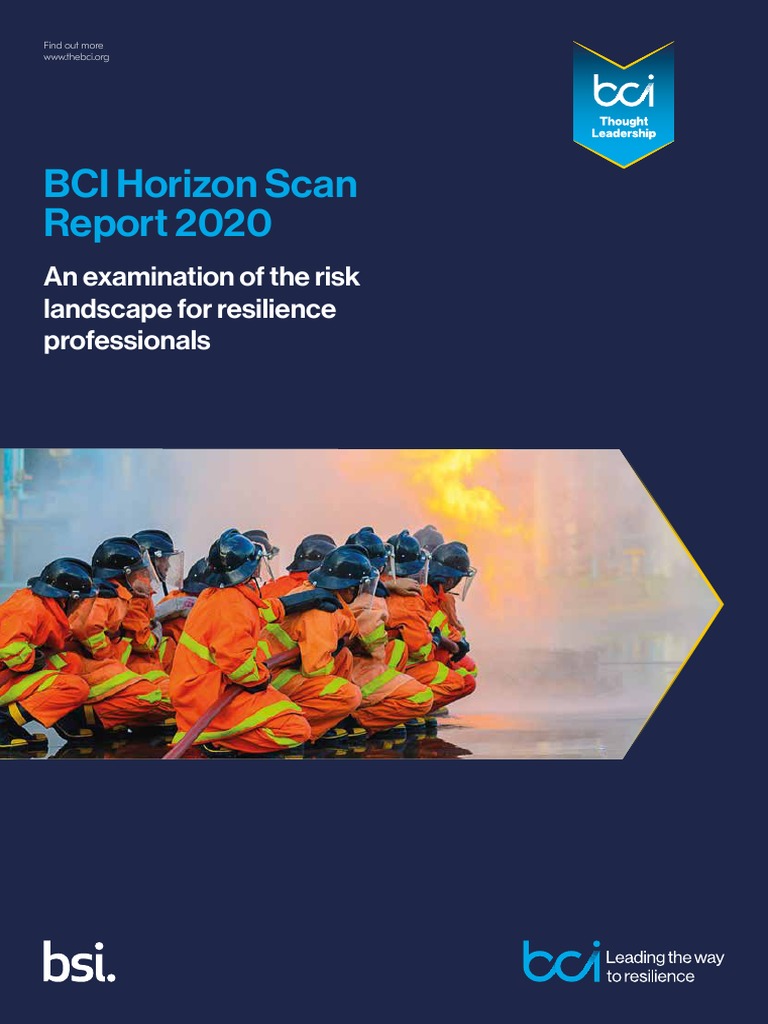 Lectura 1 - Bci-Horizon-Scan-Report-2020 | PDF | Risk | Cyberwarfare