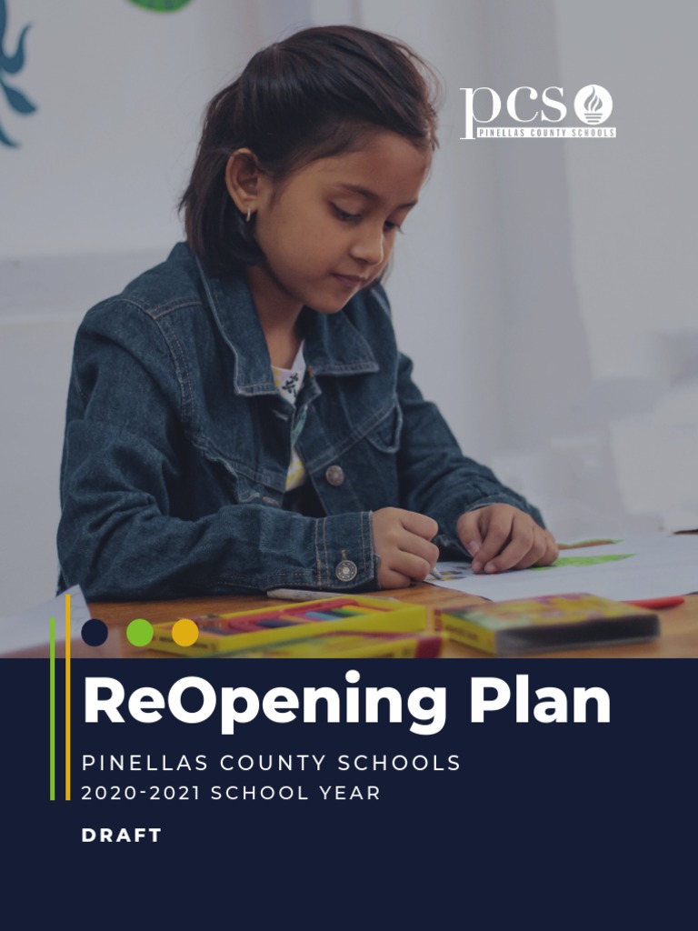 Pinellas Schools Reopening Plan | PDF | Schools | Classroom