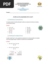 Ejercicios sobre Propiedades de la Suma | PDF | Tecnología