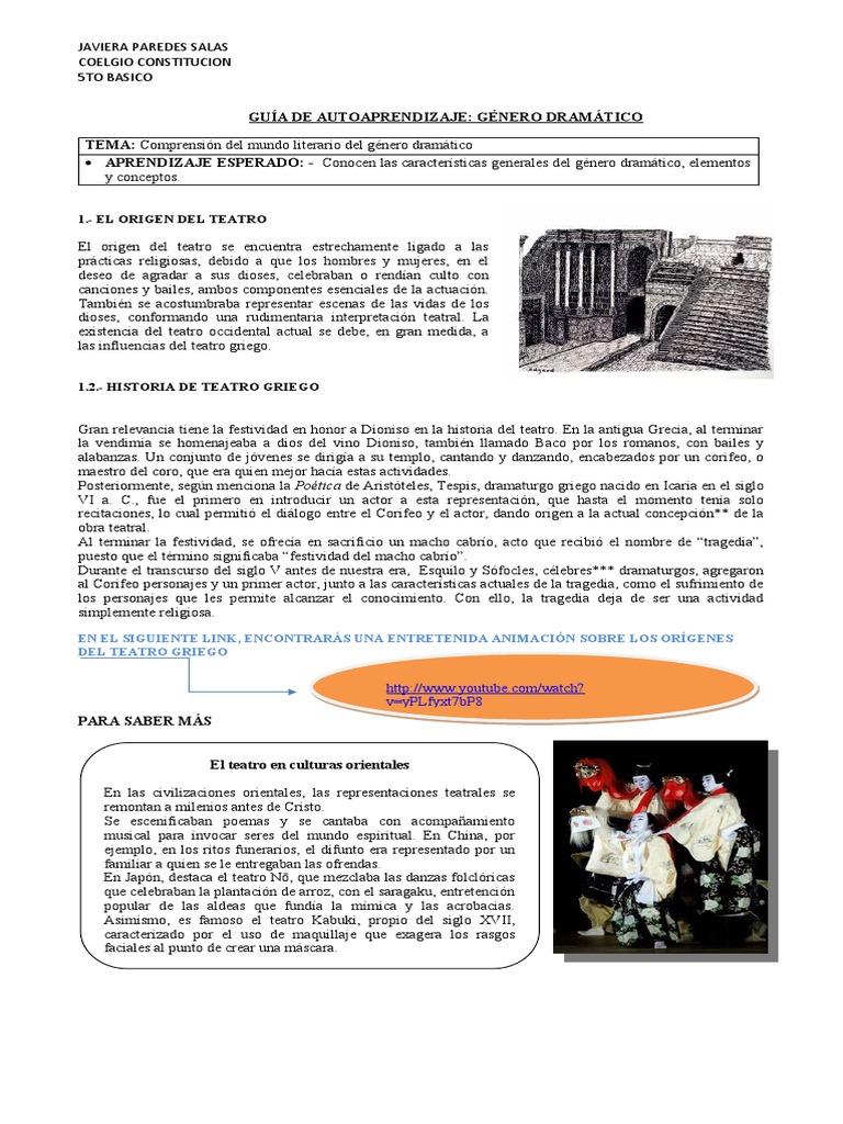 Guia De Teatro La Obra Dramatica Descargar Gratis Pdf Teatro Comedia