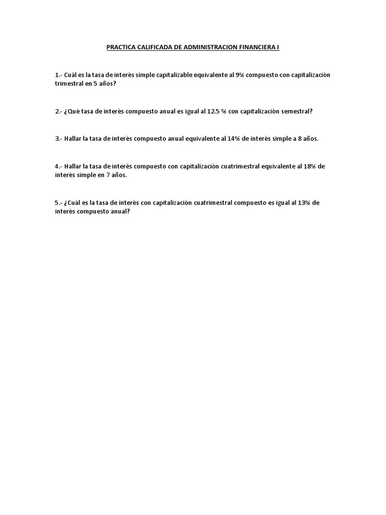 Practica Calificada 01 - II Unidad | PDF Practica Calificada 01 - II Unidad | PDF