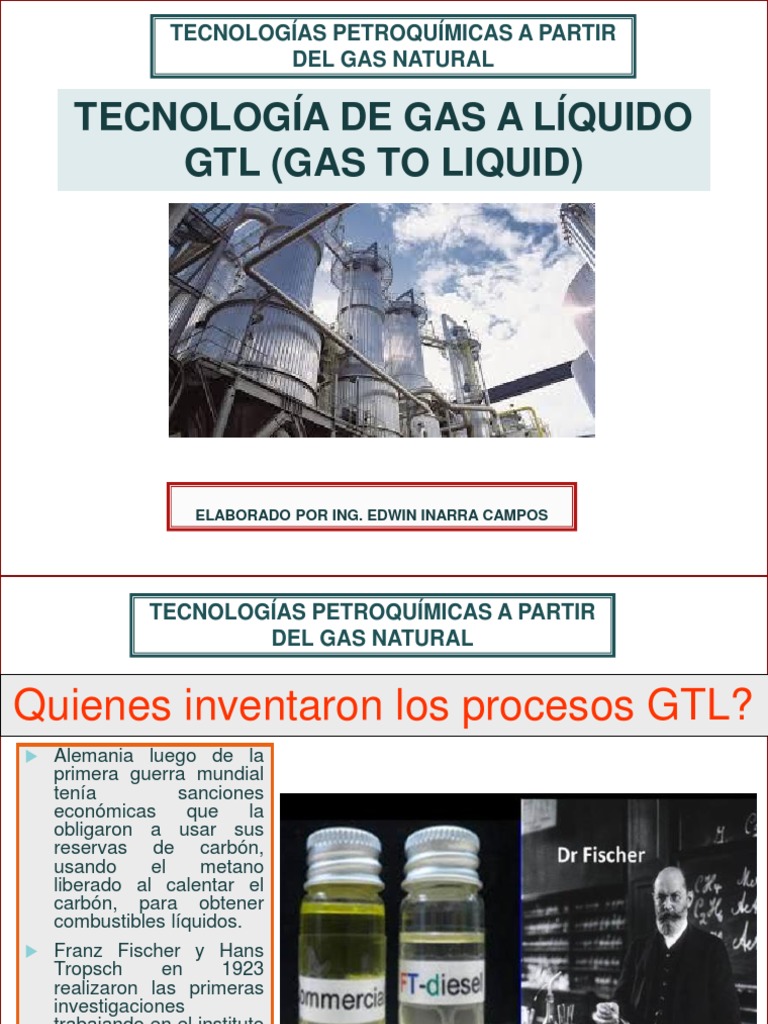 Procesos GTL | PDF | Catálisis | Gas natural
