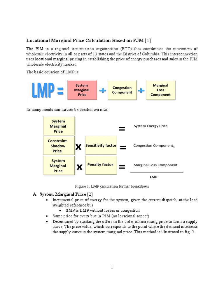 Locational Marginal Price Calculation Based On PJM | PDF | Electric Power | Electricity