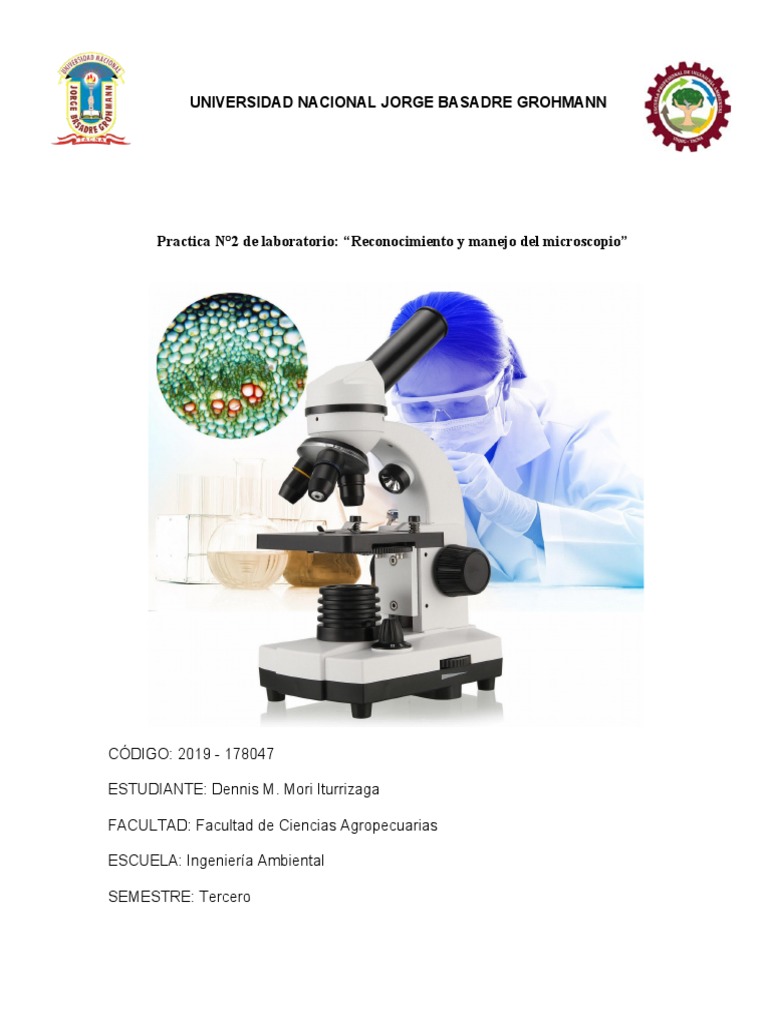 Practica N2 de Laboratorio "Reconocimiento y Manejo Del Microscopio ...