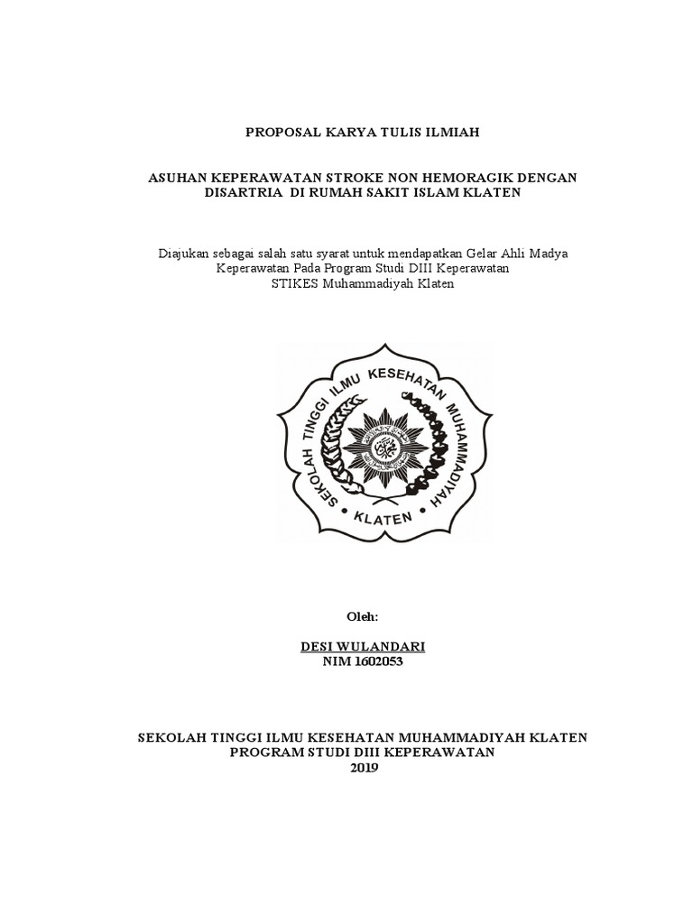 Proposal Karya Tulis Ilmiah Desy Fixxxxxxx | PDF | Pengembangan Diri