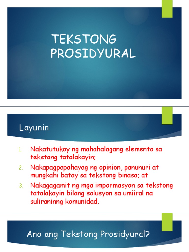 Tekstong Prosidyural | PDF